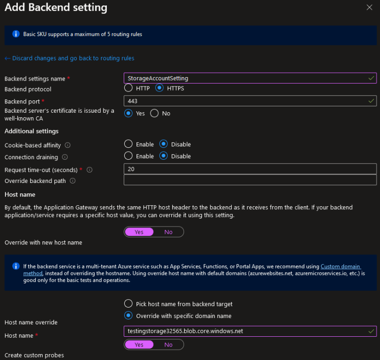 How to Configure an Azure Storage Account with an Application Gateway ...