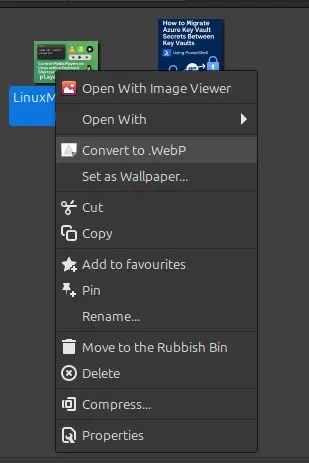 Convert Images to WebP with a Right-Click in Linux Mint – Sysadmin Central